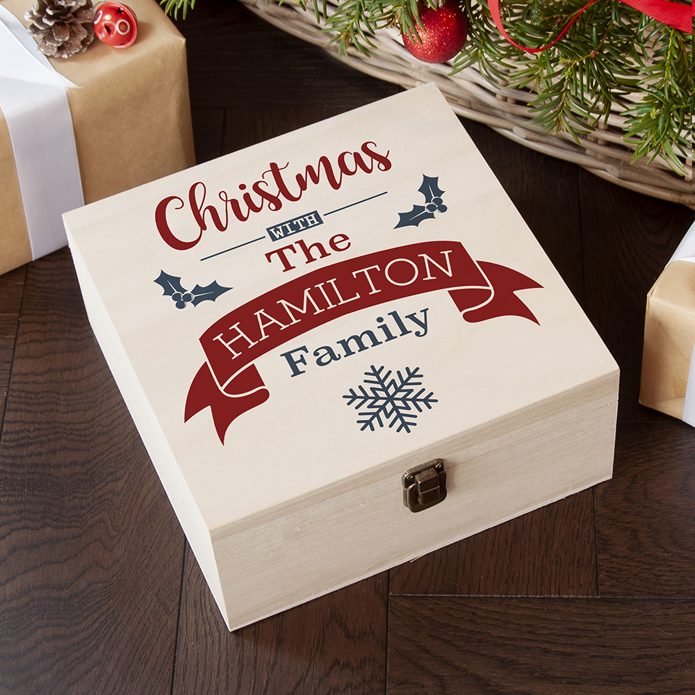 Personalised Our Family's Christmas Eve Box - Medium - Gift Factory