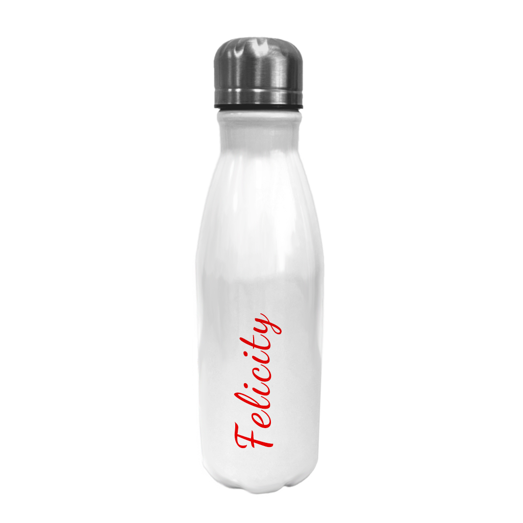 Personalised Bowling Water Bottle - Script - Gift Factory