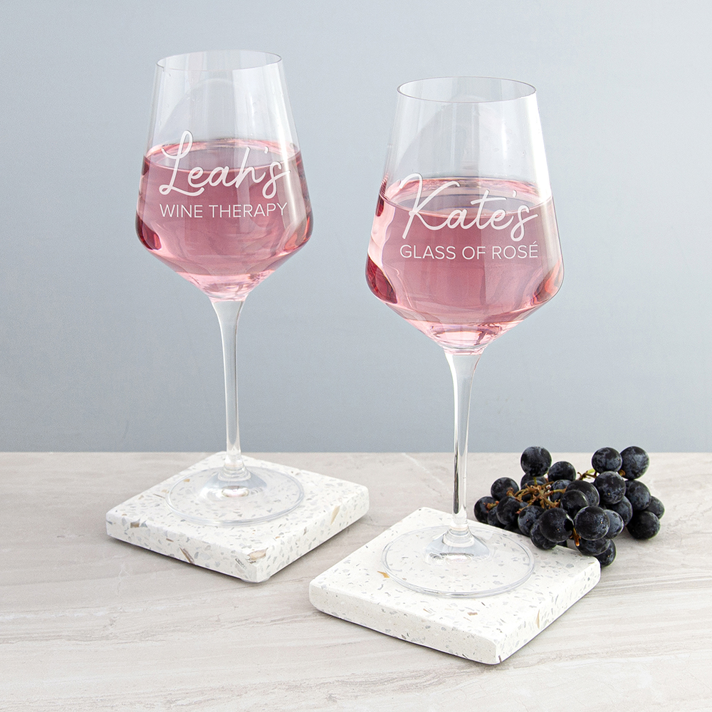 Personalised Elegance Wine Glass - Gift Factory