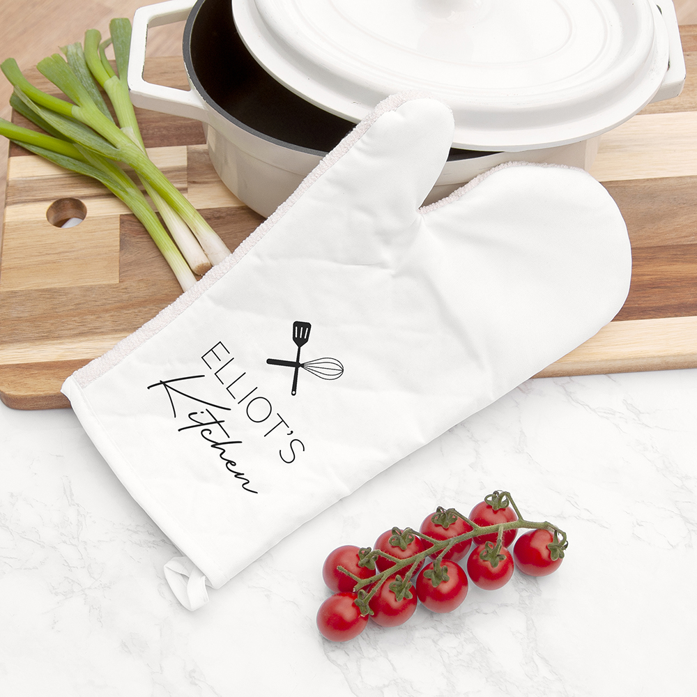 Personalised Kitchen Oven Mitt - Gift Factory
