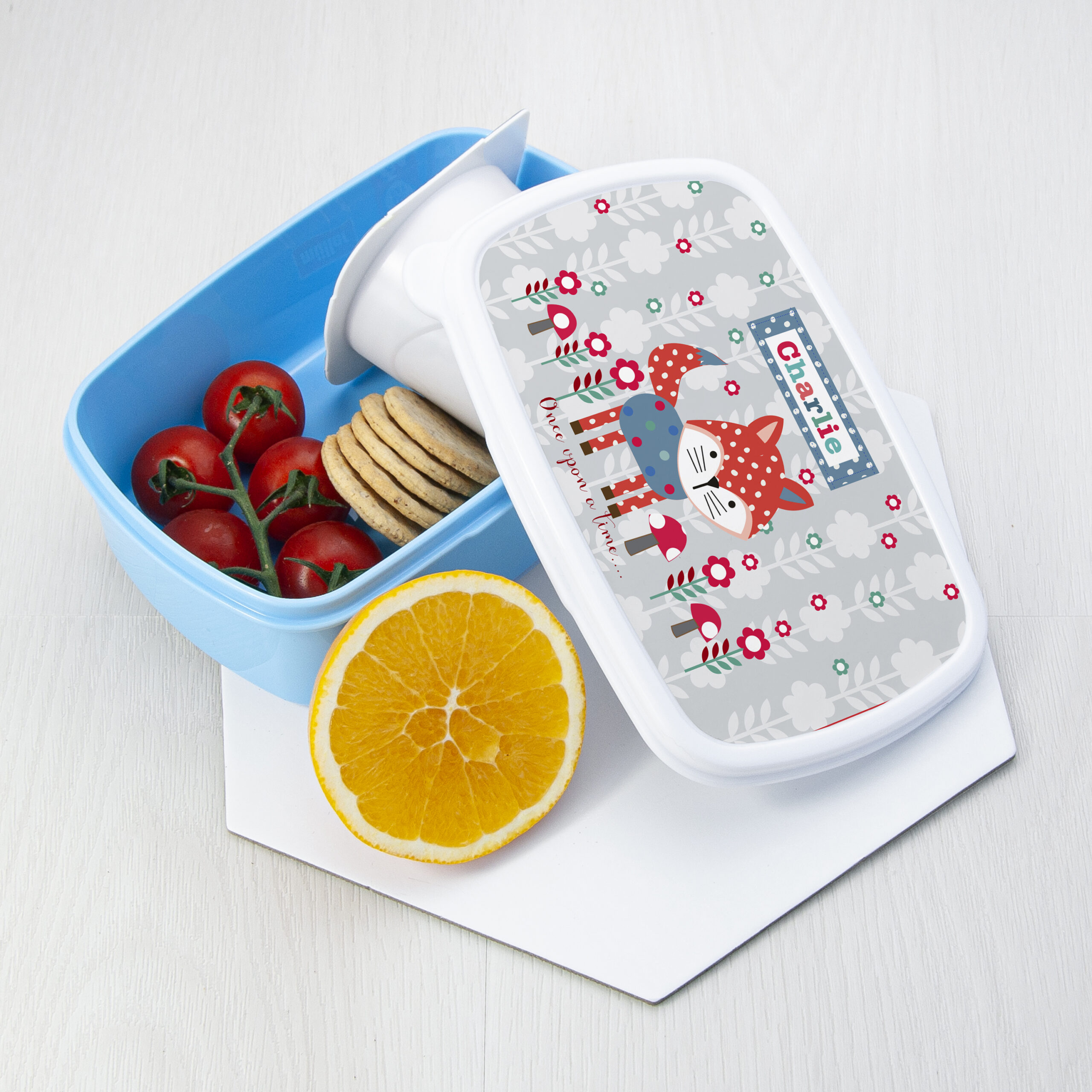 Personalised Playful Fox Lunch Box - Gift Factory